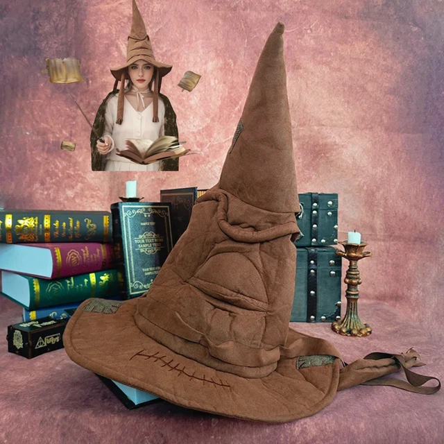 BROWN WIZARD HAT Halloween Fancy Dress Costume Cosplay Party Adult Witch Movies. £9.99 - PicClick UK