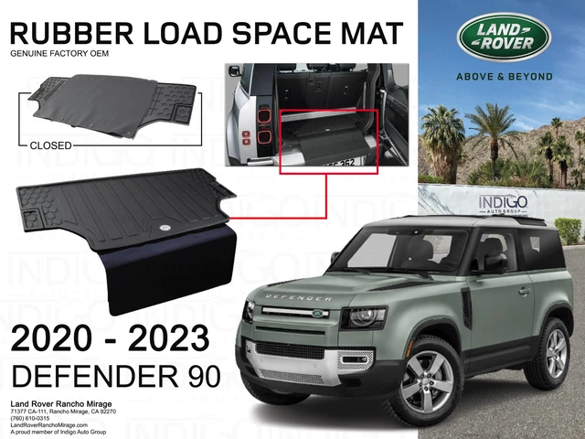 LAND ROVER DEFENDER L663 90 OEM Genuine Rubber Load Space Mat Brand New ...