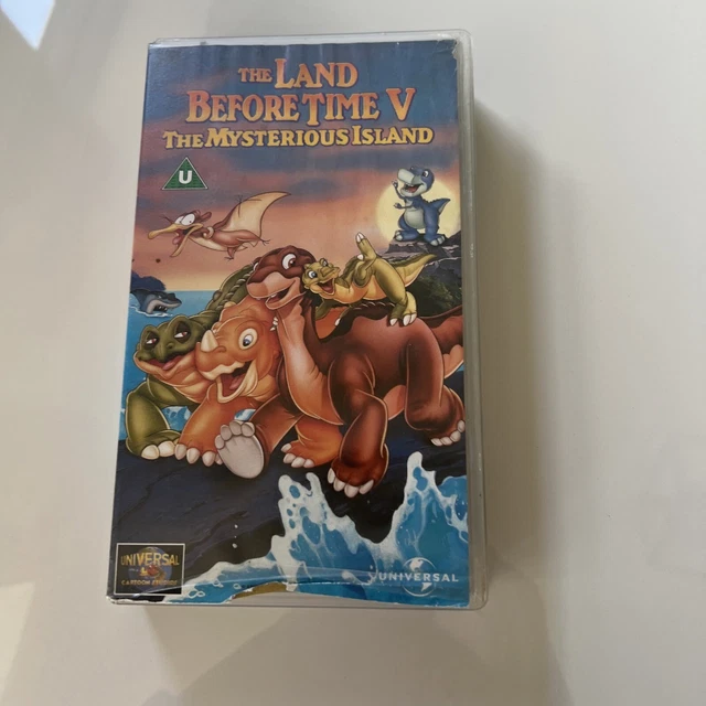 THE LAND BEFORE Time V The Mysterious Island Pal Vhs Video Kids ...