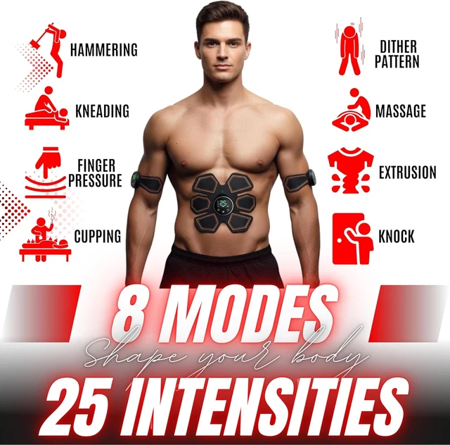 ADVENCED ABS STIMULATOR - EMS Period Muscle Toner Machine for Abdominal ...