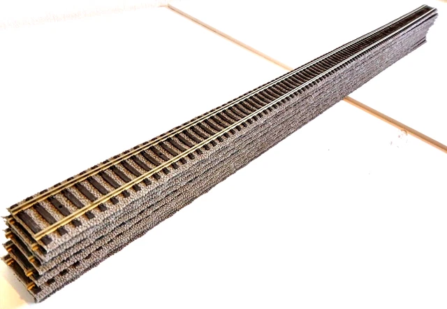 11X 80CM LENGTHS of Fleischmann Profi 6106 HO 1:87 800mm flexible track ...