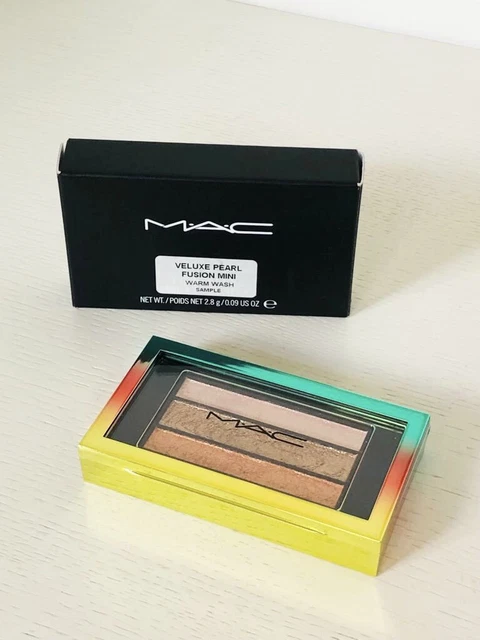 TRIO OMBRETTI MAC Warm Wash Veluxe Pearlfusion NUOVISSIMO IN SCATOLA ...