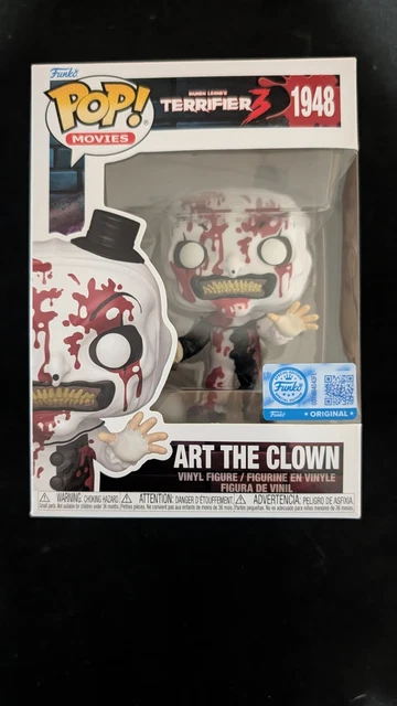 FUNKO POP! TERRIFIER 3 Art The Clown SE #1948 £17.86 - PicClick UK