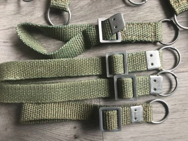 (LOT OF 4) Original Polish Army webbing Equipment Strap Belt-Military ...