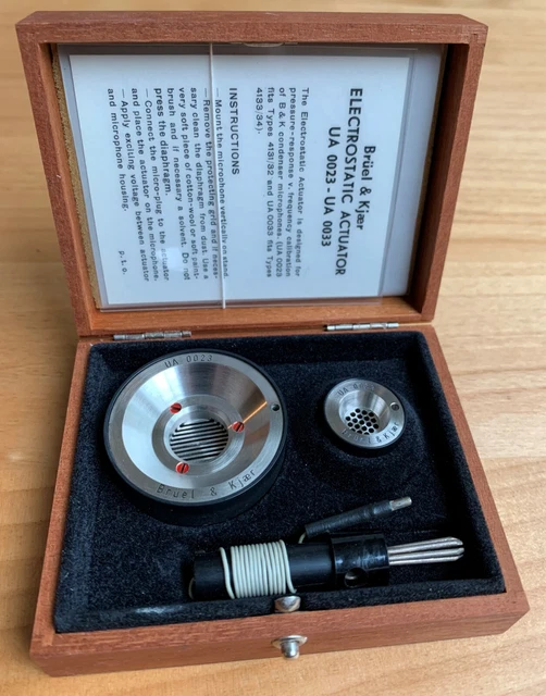 KIT ACTIONNEUR ÉLECTROSTATIQUE Bruel & Kjaer UA-0023 & UA-0033 ...