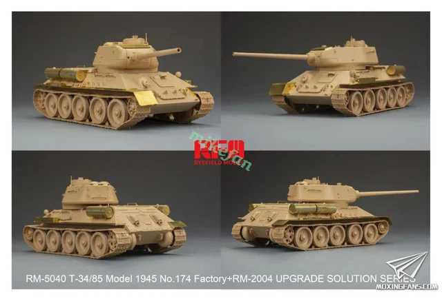 RYEFIELD RM5040 1/35 T-34/85 Model 1944 No.174 Factory+RM2004 UPGRADE SOLUTION $77.95 - PicClick CA