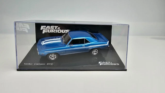 FAST AND FURIOUS Yenko Camaro SYC 1969 Diecast 1/43 Altaya American ...