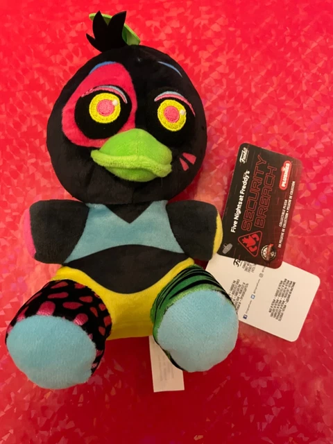 FIVE NIGHTS AT Freddy's Security Breach Blacklight Chica Plush Funko ...