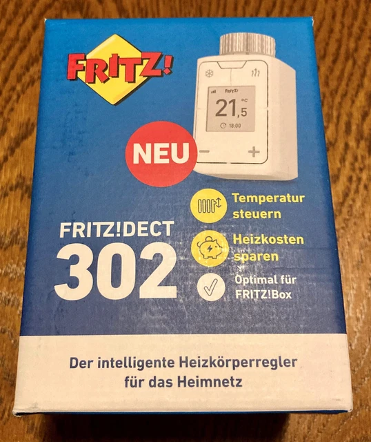 AVM FRITZ!DECT 302, Heizkörperthermostat, Smart, NEU+OVP! £80.96 ...