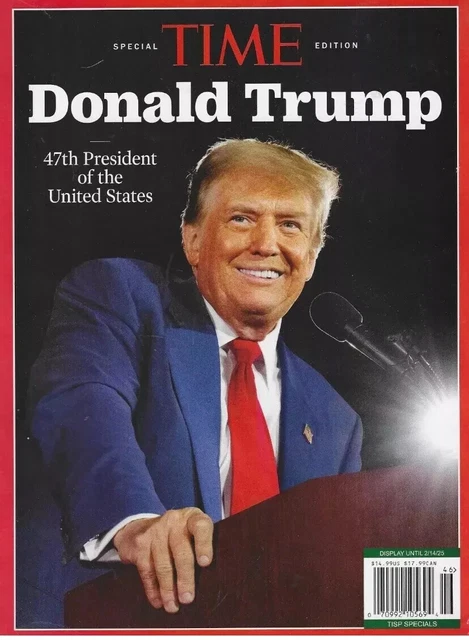 TIME MAGAZINE SPECIAL Edition President DONALD TRUMP Brand New MAGA 47 ...