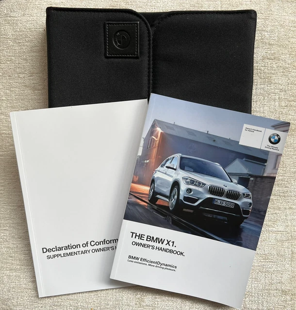 BMW X1 2015 - 2019 Owners Manual - User Guide - Owners Handbook Pack ...