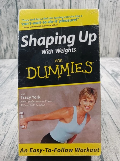 SHAPING UP WITH Weights for Dummies (VHS, 2000, Fitness) Brand New ...