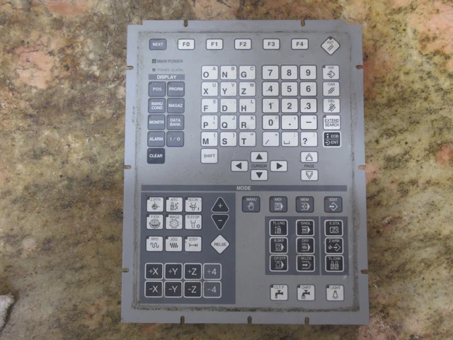 1999 BROTHER TC-31A CNC Principal Opérateur Contrôle Panneau B52J071-1 ...