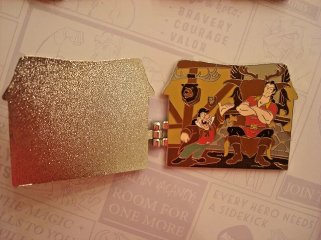 DISNEY HEROES VS Villains Event - Villains Lair GASTON Pin Beauty & the ...