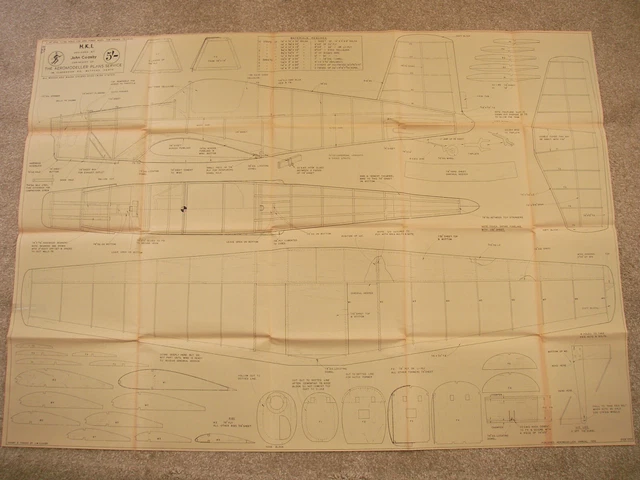 AEROMODELLER PLANS OF HK1 a vintage scale model 45" span £10.78 ...