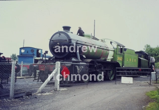 LNER K4 CLASS 2-6-0 Locomotive No. 3442 1970s Original 35mm Slide Agfa ...