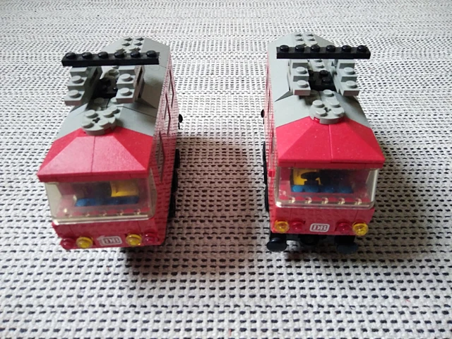 LEGO 7725 EISENBAHN 12 V Zug Schienenbus Lok mit Motor + Anhänge EUR 90 ...