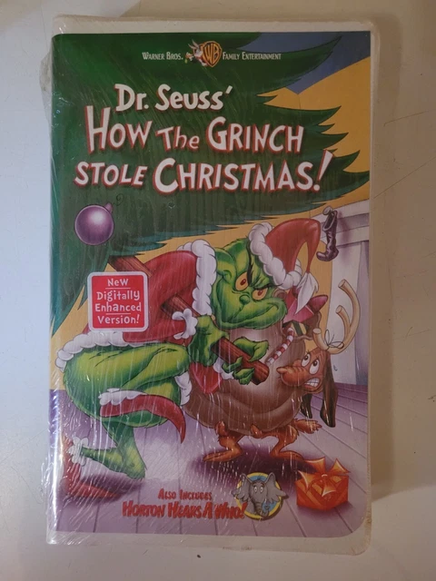 DR. SEUSS' HOW the Grinch Stole Christmas VHS Tape 2000 Clamshell NEW ...