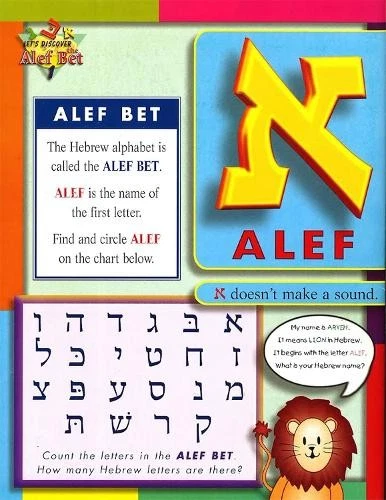 BEHRMAN HOUSE LET'S Discover the Alef Bet (panfleto) EUR 14,01 ...