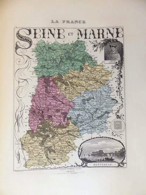 LA FRANCE ET Ses Colonies Département De La Seine Et Marne Edt 1874 Vo Detail EUR 16,00 ...