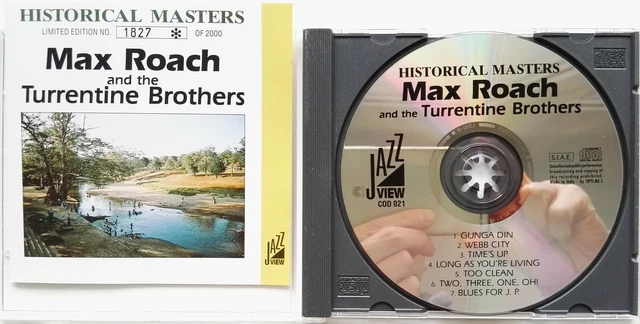 MAX ROACH AND The Turrentine Brothers CD 1991 Italy Live NY Miles Davis ...