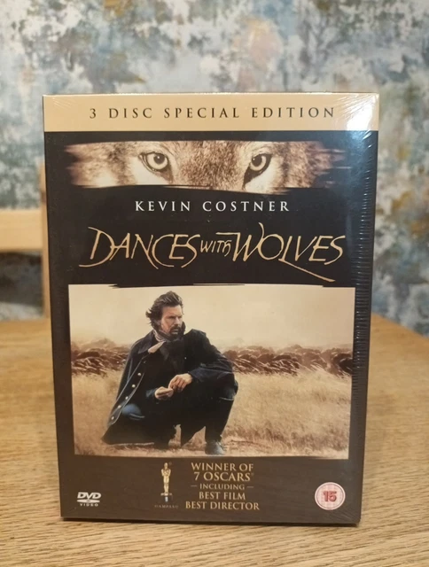 DANCES WITH WOLVES DVD 2004 Kevin Costner, Certified 15, 3-Disc Set £21 ...