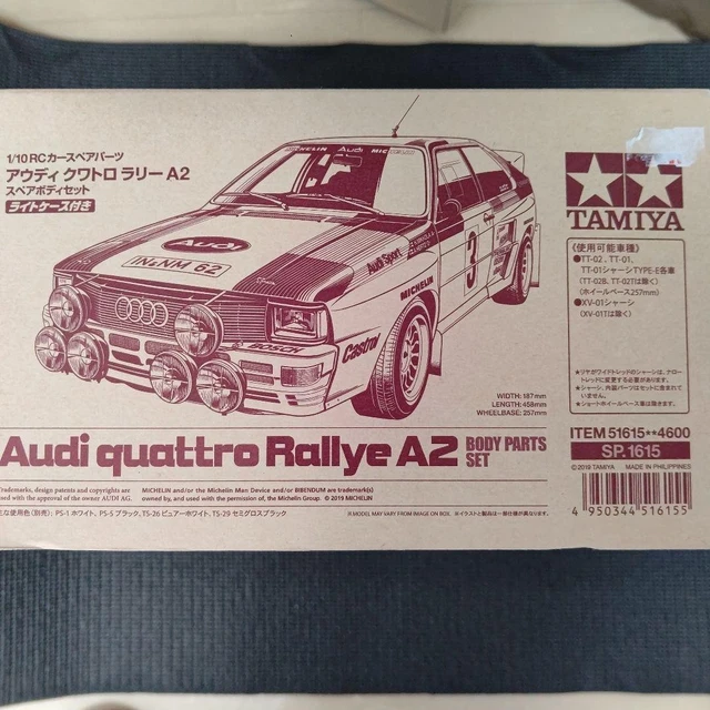 SP.1615 TAMIYA AUDI quattro Rallye A2 Body £105.97 - PicClick UK