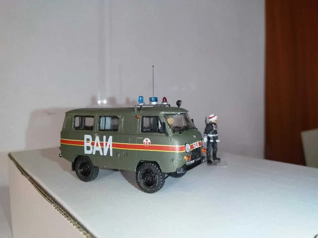 1:72 PROFESSIONAL BUILT Model Soviet Military Car Uaz 3962 Military ...