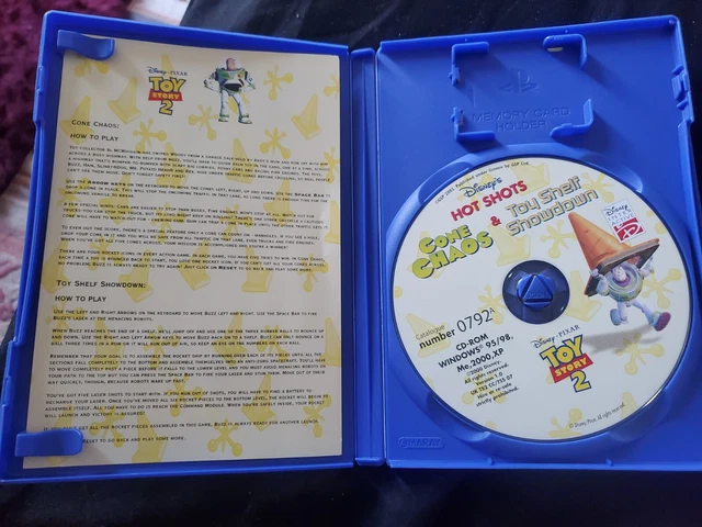 TOY STORY 2 PC GAME CD ROM DISNEY PIXAR HOTSHOTS ACTION ARCADE KIDS ...