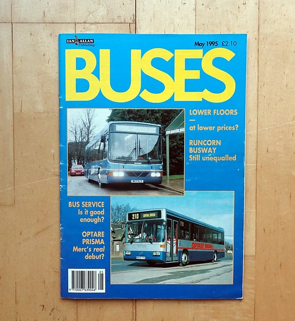 BUSES EXTRA MAGAZINE by Ian Allan. May 1995. Runcorn Busway. Optare ...