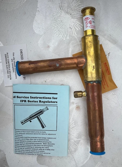 PRESSURE REGULATOR ALCO Emerson IPR-6 7/8 ODF 30-100 £29.95 - PicClick UK