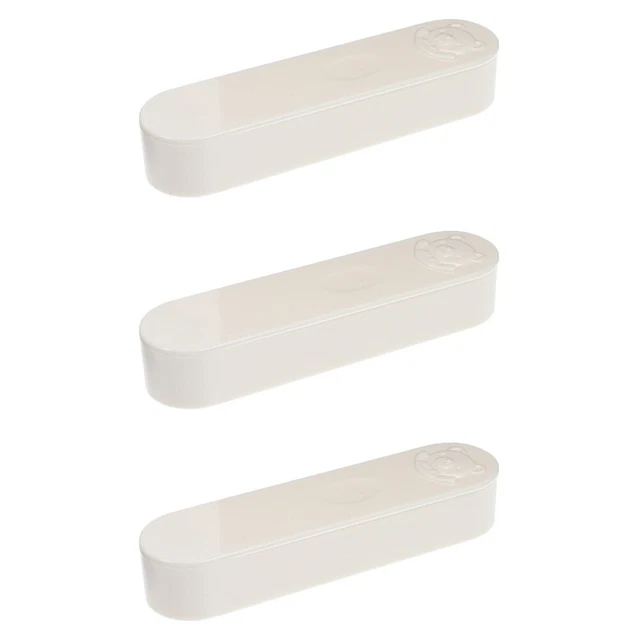 3 PCS CARTOON Wattestäbchen-Box Pp Reisen Tupfer Fall Tupfer-Organizer ...