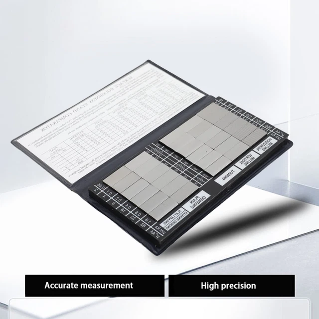 SURFACE ROUGHNESS STAND Comparator Metric Sample Block Set Gauge Block ...