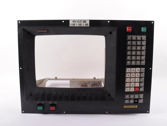 FANUC SYSTEM 11M MDI/CRT Pannello di controllo unità A02B-0076-C061 ...