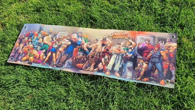 STREET FIGHTER BANNER Poster PVC 500gr Roster Capcom 100x30 EUR 25,00 ...