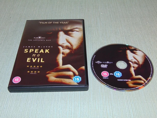 SPEAK NO EVIL DVD James McAvoy Blum House 2024 £8.52 - PicClick UK