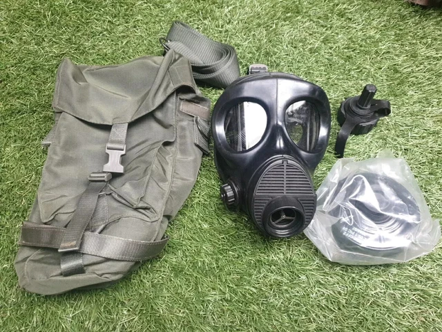 ITALIAN M90 NBC Respirator Gas Mask GASMASK Filter Haversack Drinking ...