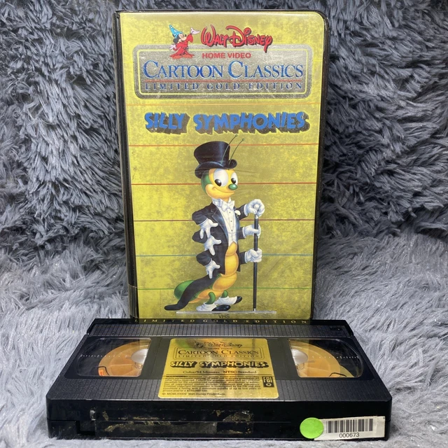 DISNEY SILLY SYMPHONIES VHS Tape 1984 Cartoon Classics Limited Gold ...