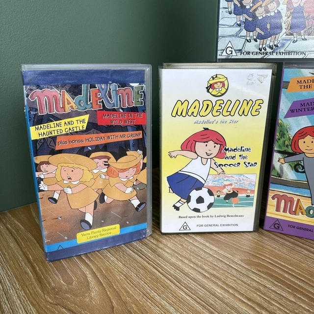 MADELINE VHS VINTAGE Ludwig Bemelmans Madeline Cartoon Madeline TV SHOW ...