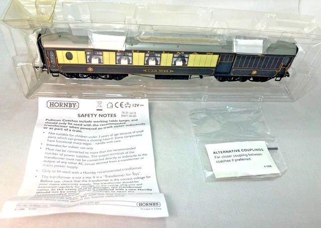 HORNBY R4477 12 Wheel Pullman 3rd Class Brake Car No. 95 New Boxed OO ...
