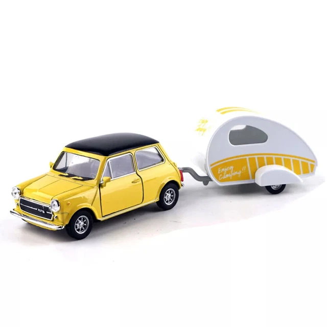 MINI COOPER MOTOR Car Caravan Diecast 1:38 Scale Miniature Toy EUR 30 ...