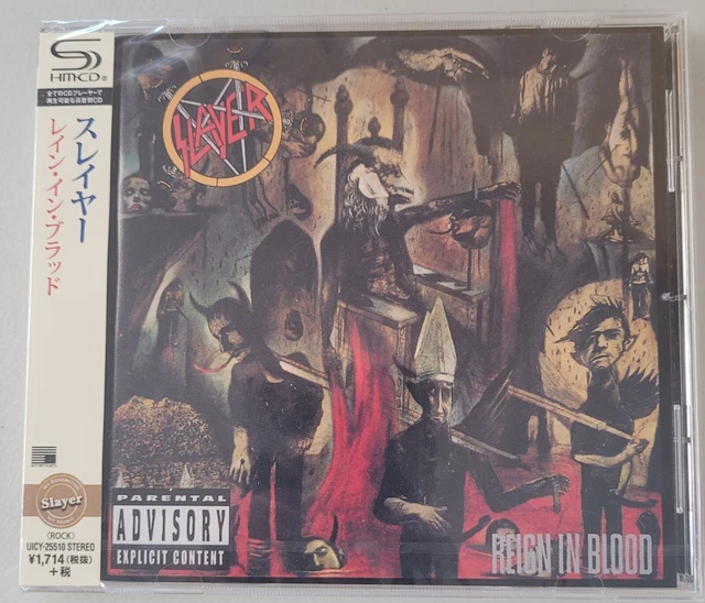 SLAYER REIGN IN Blood CD Japon Thrash Metal EUR 22,16 - PicClick FR