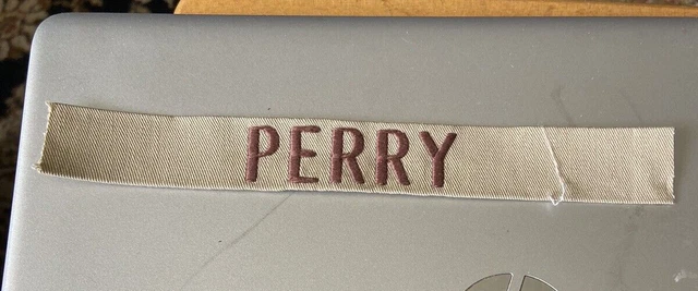US NAVY NAME Tag Cloth Uniform Strip Khaki PERRY 8 USN 3 90 PicClick us-navy-name-tag-cloth-uniform-strip-khaki-perry-8-usn-3-90-picclick