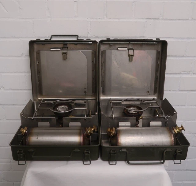 STOVE COOKER 2 x No12 Diesel Multi Fuel Paraffin Field Hob British Army ...