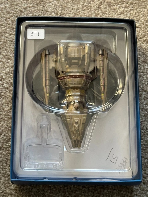 EAGLEMOSS STAR TREK Starships - #51: Hirogen Warship- (no magazine) £1. ...