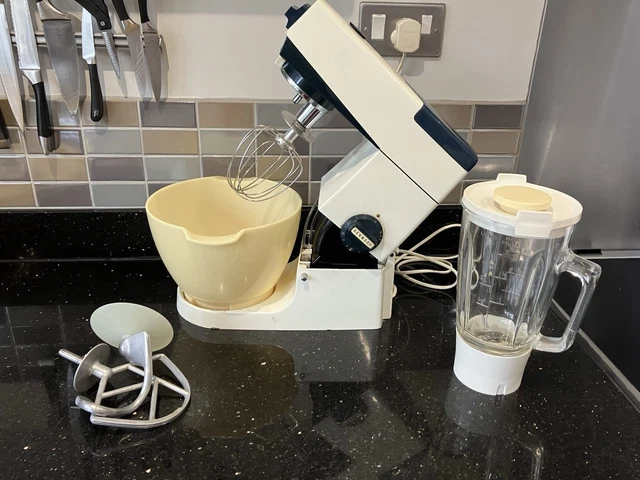 KENWOOD CHEF MIXER A701A Vintage Retro with Glass Jug and Original Bowl ...