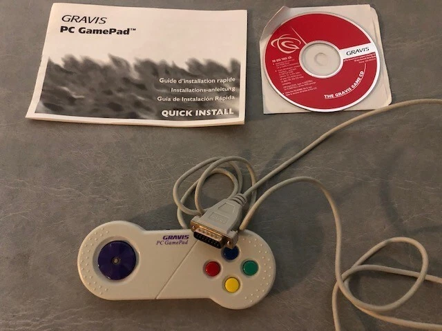 VINTAGE PC GRAVIS GamePad/Joystick $10.00 - PicClick CA