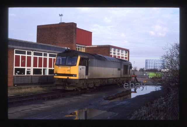 ORIGINAL 35MM SLIDE- Class 60 - 60013 on shed at Saltley on 19.2.00 £4. ...