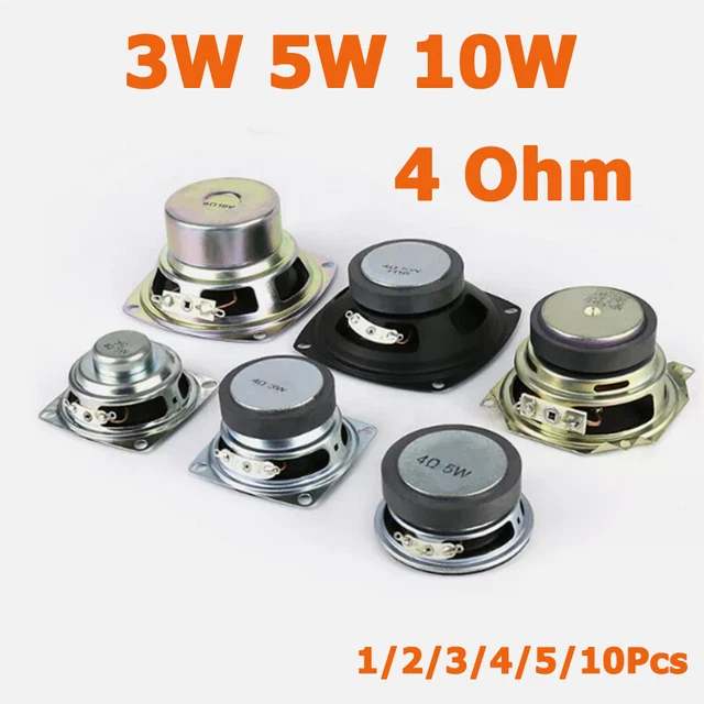 3W/5W/10W 4 OHM Small Speakers Round/Square Inside Loudspeaker ...