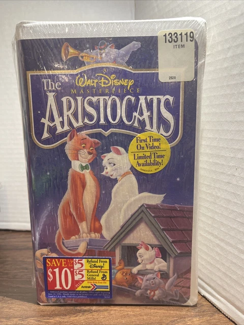 THE ARISTOCATS (VHS, 1996) Walt Disney Masterpiece Collection Clamshell Case £11.65 - PicClick UK